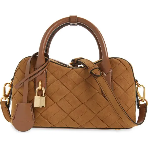 Stella McCartney Small Ryder Woven Bag - Brandy