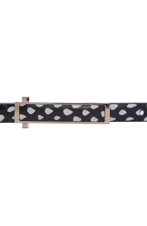 TOM FORD Snakeskin Embossed Leather Belt