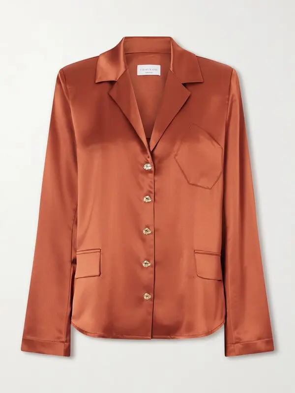 VIOLANTE NESSI Joli Satin Blouse