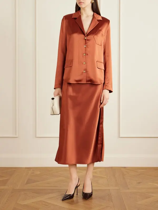 VIOLANTE NESSI Joli Satin Blouse