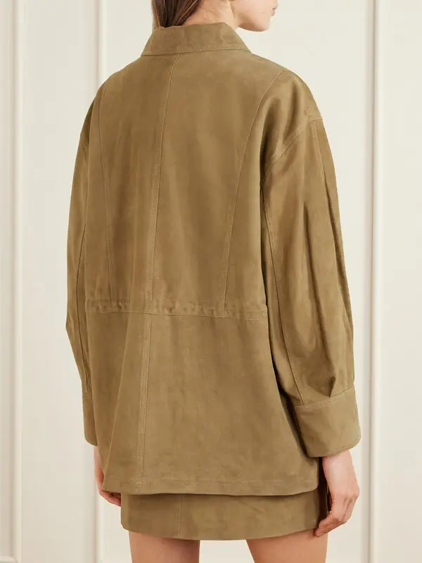 ARMA Maeve Suede Jacket - Neutrals
