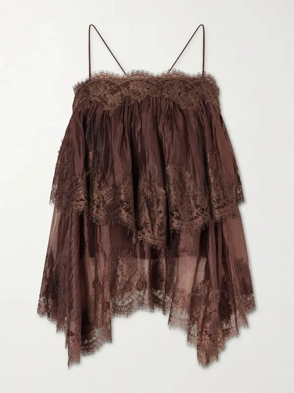 Aje Ophelia Lace-trimmed Camisole