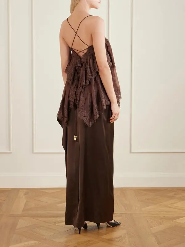 Aje Ophelia Lace-trimmed Camisole