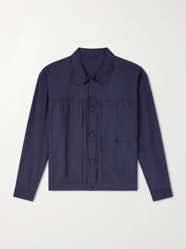 KAPTAIN SUNSHINE Cotton And Silk-blend Denim Jacket