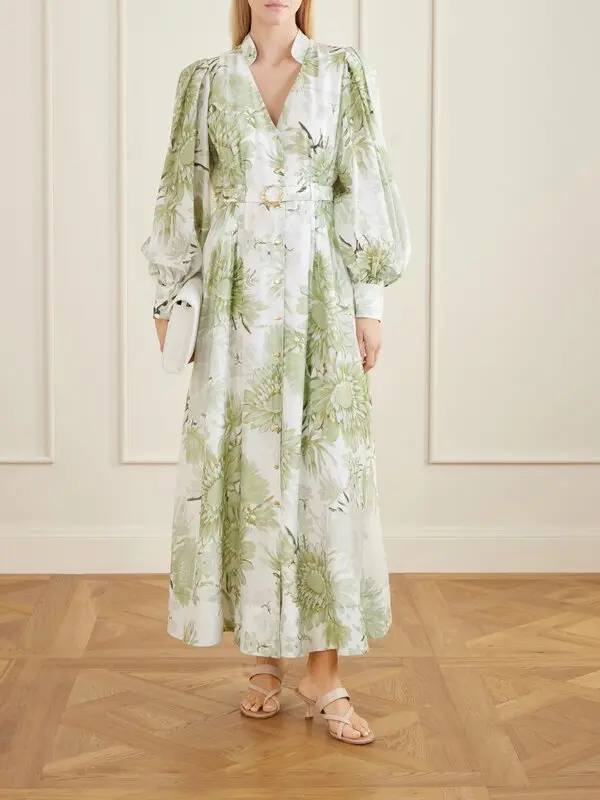 Aje Reflector Organza Maxi Dress