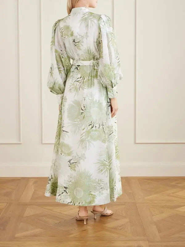 Aje Reflector Organza Maxi Dress