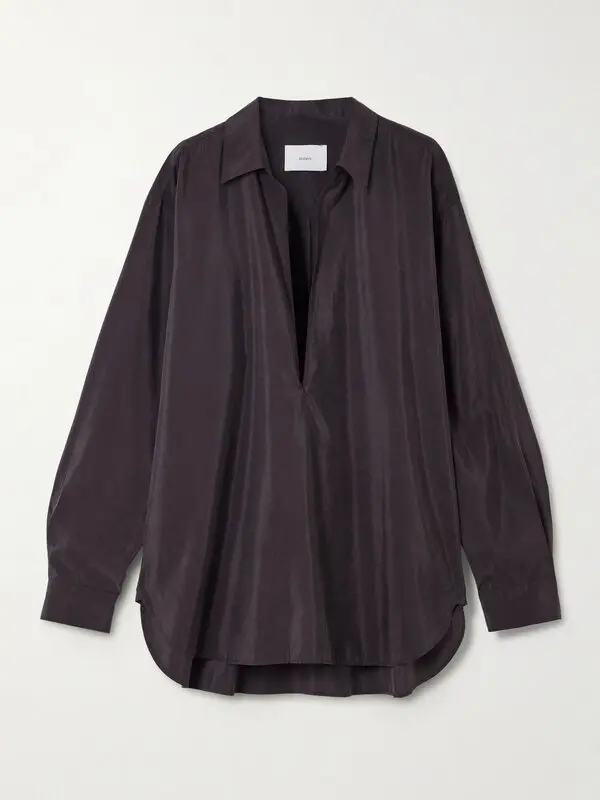 SSSTEIN Skipper Silk-blend Shirt