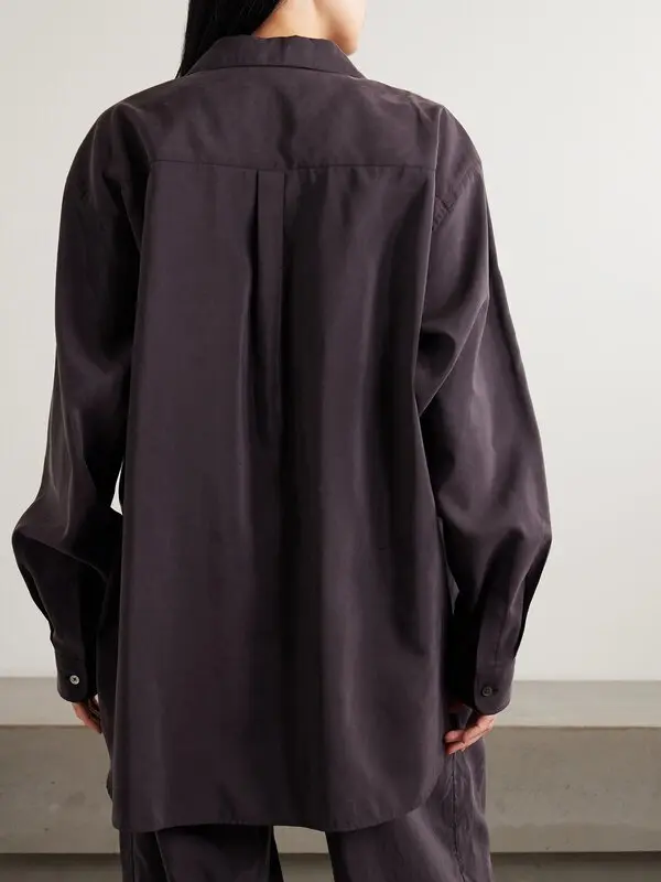 SSSTEIN Skipper Silk-blend Shirt