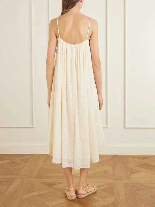 ERES Confidentielle Draped Silk And Cotton-blend Coverup