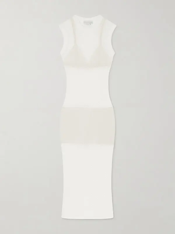 Stella McCartney Crocheted Cotton Midi Dress