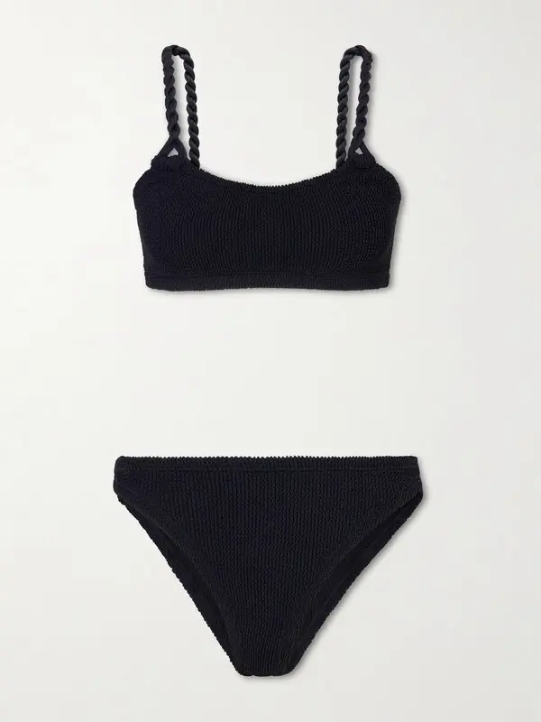 Hunza G Original Crinkle™ Phoebe Bikini - Black