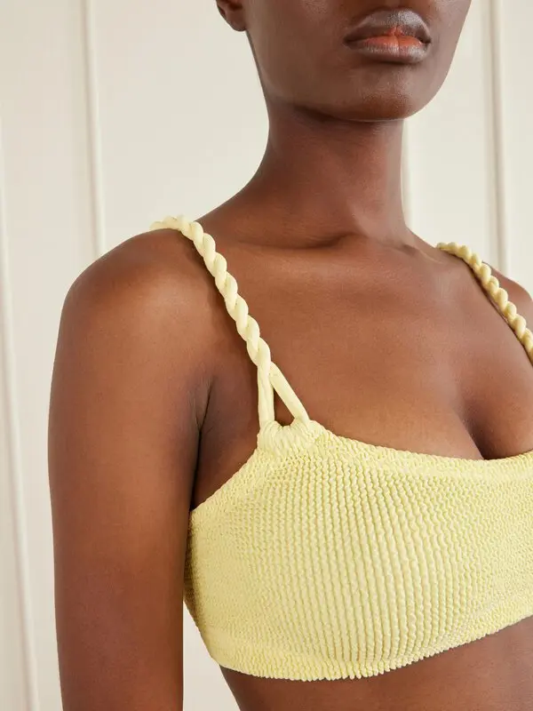 Hunza G Phoebe Original Crinkle Bikini - Yellow