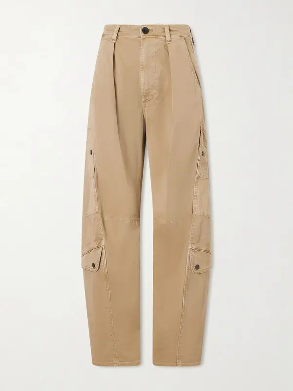Citizens Of Humanity Flight Mid-rise Straight-leg Cargo Trousers - Brown