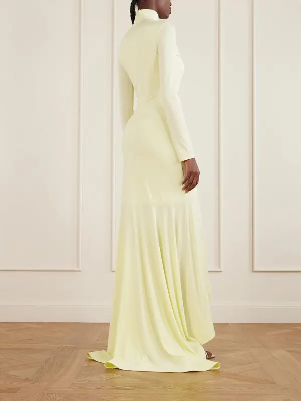 Stella McCartney Asymmetrical Crepe Jersey Dress