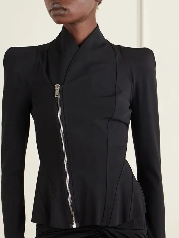 Rick Owens Princess Jersey Jacket - Black
