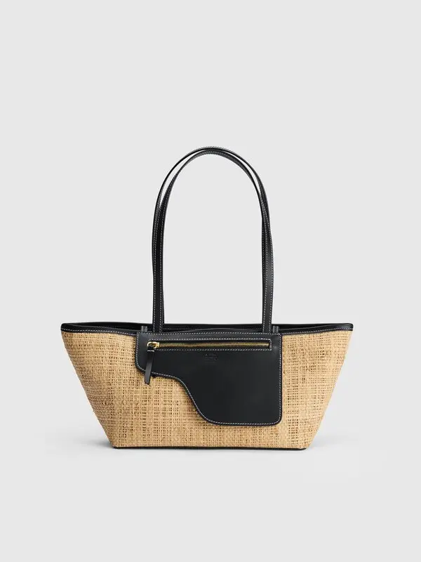 ATP ATELIER Gaiba Mini Tote Bag - Natural,black