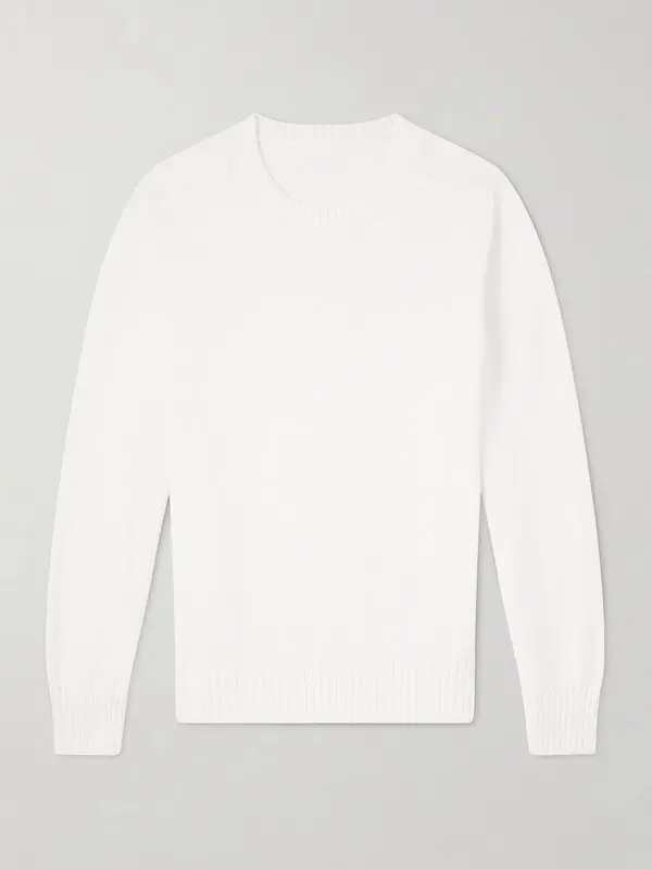 Anderson & Sheppard Cotton Sweater - Neutrals