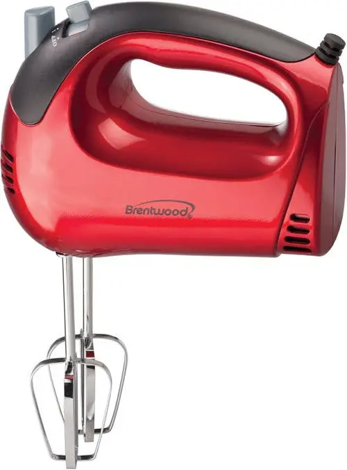 BRENTWOOD Hand Mixer - Red