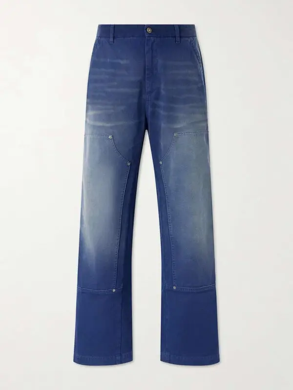 424 Straight-leg Double-knee Jeans - Navy