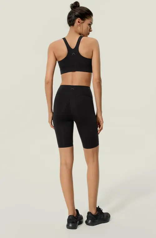 Lilysilk Silk Contour Second Skin Biker Shorts - Black