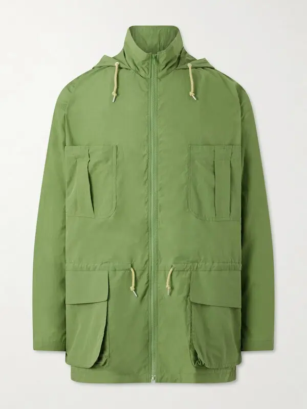 Auralee Cotton-poplin Blouson - Green
