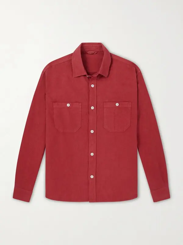 3sixteen Cotton And Linen-blend Overshirt