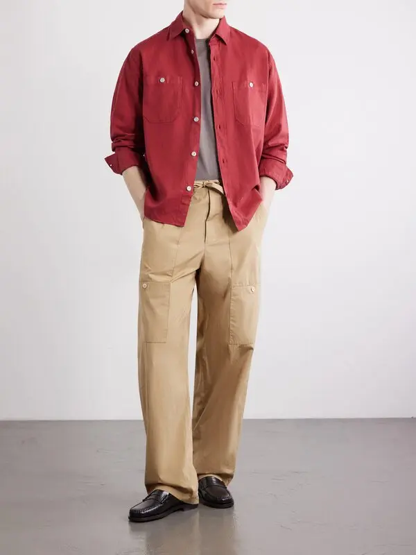 3sixteen Cotton And Linen-blend Overshirt