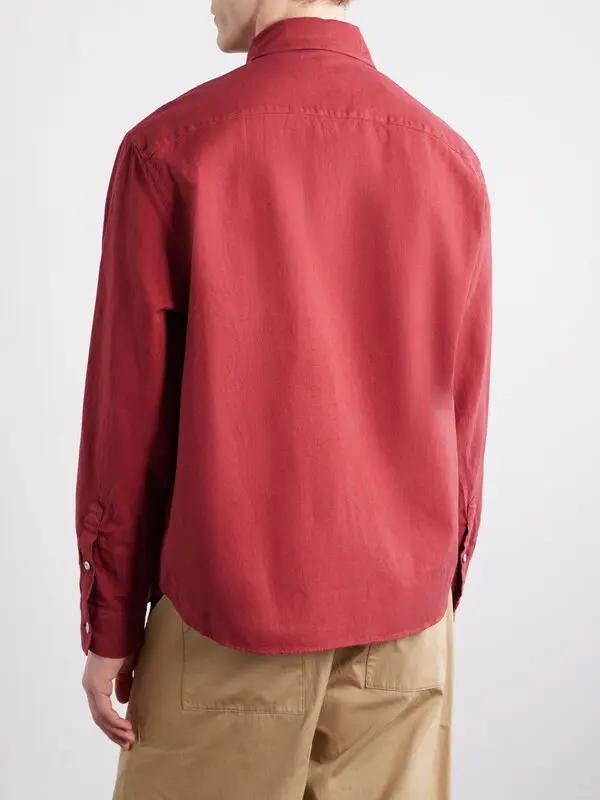 3sixteen Cotton And Linen-blend Overshirt