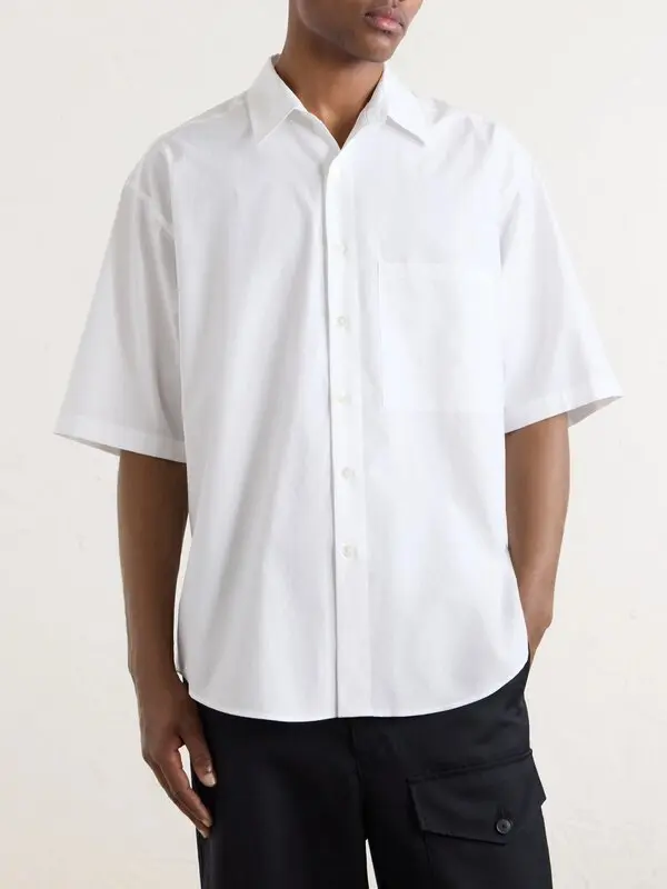 Auralee Cotton-poplin Shirt - White