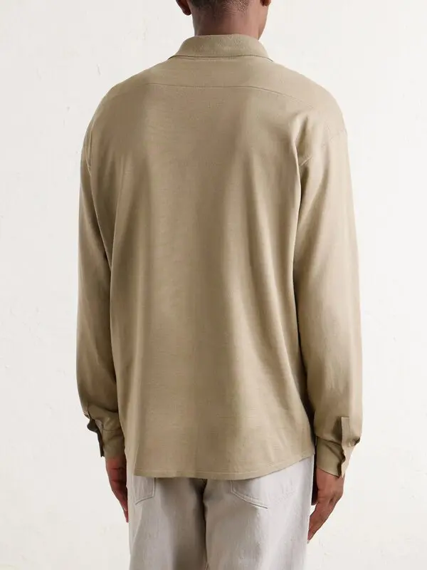 Auralee Knitted Silk Shirt