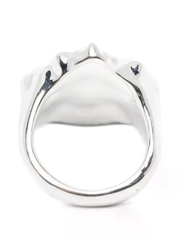 Casablanca Splash Signet Ring
