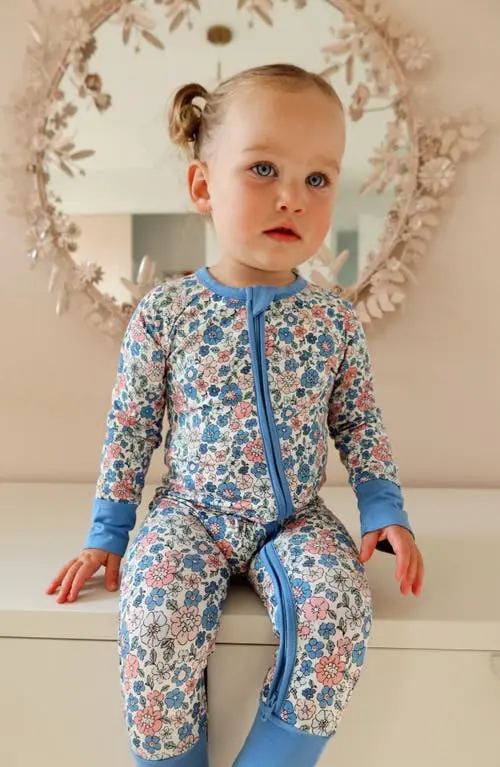 IN MY JAMMERS Floral Zipper Romper