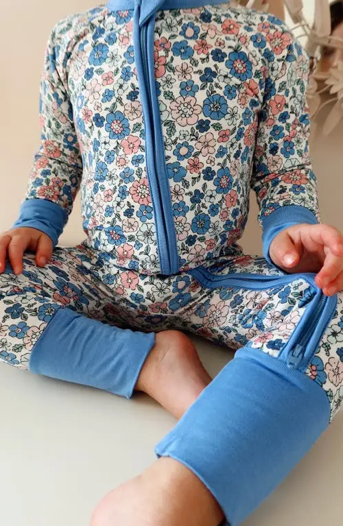 IN MY JAMMERS Floral Zipper Romper