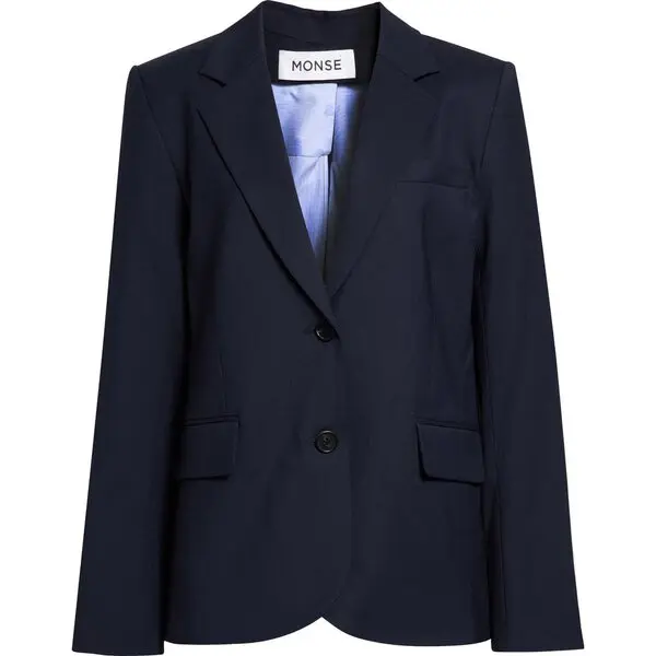Monse Back Cascade Blazer - Midnight