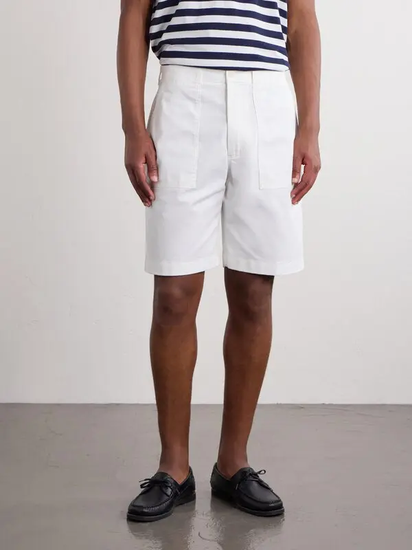 Ralph Lauren Purple Label Straight-leg Twill Shorts
