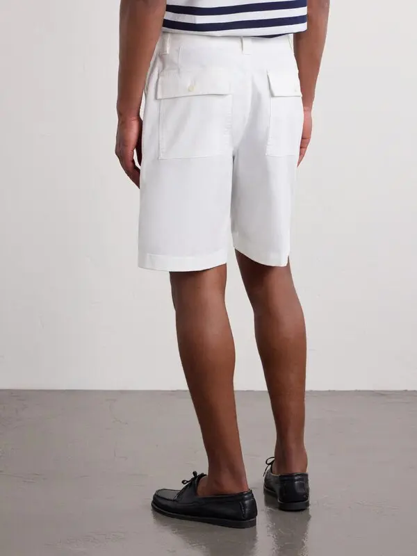 Ralph Lauren Purple Label Straight-leg Twill Shorts