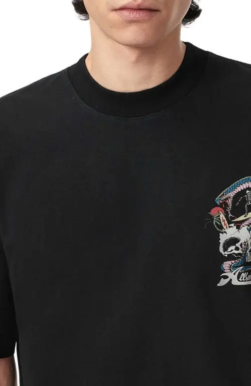 ALLSAINTS Snakepit Crewneck Graphic T-shirt
