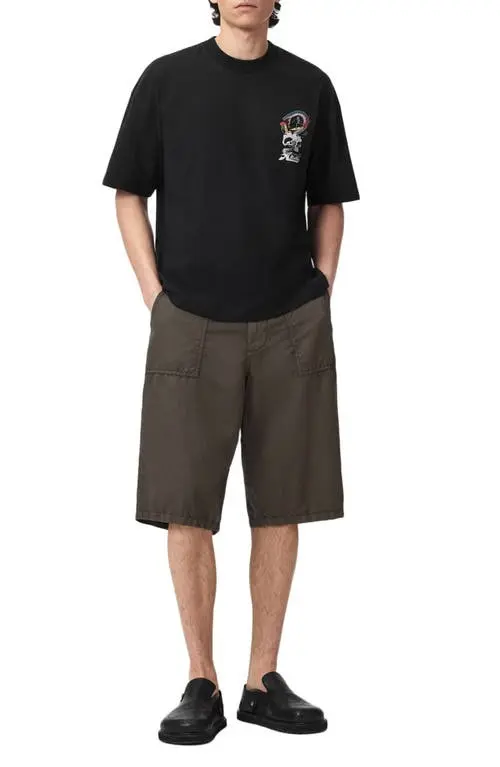 ALLSAINTS Snakepit Crewneck Graphic T-shirt