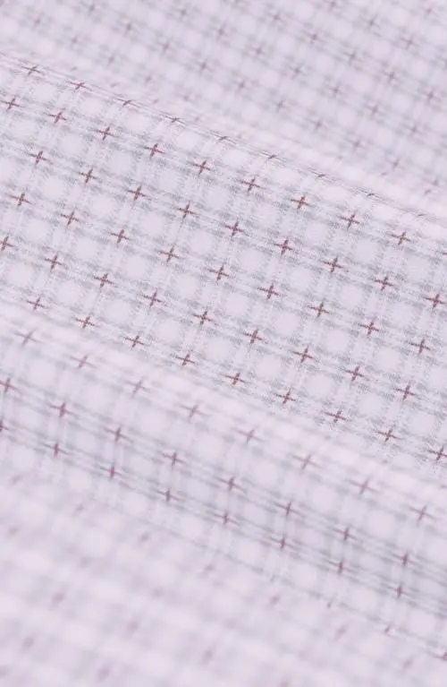 Bugatchi Jules Ooohcotton® Check Button-down Shirt - Limestone