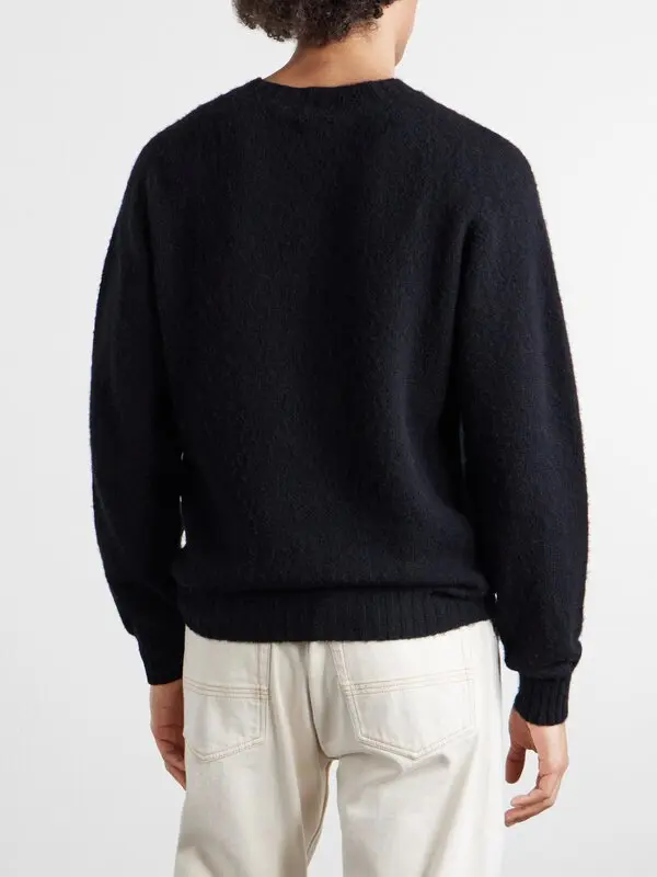 DRAKE'S Brushed Wool Sweater