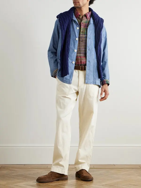 Polo Ralph Lauren Button-down Collar Checked Linen Shirt - Green