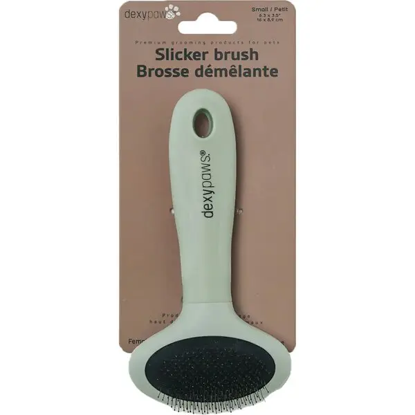 DEXYPAWS Small Slicker Brush - Green