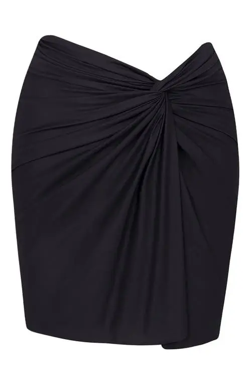 VIX PAULA HERMANNY Karen Cover-up Miniskirt - Black