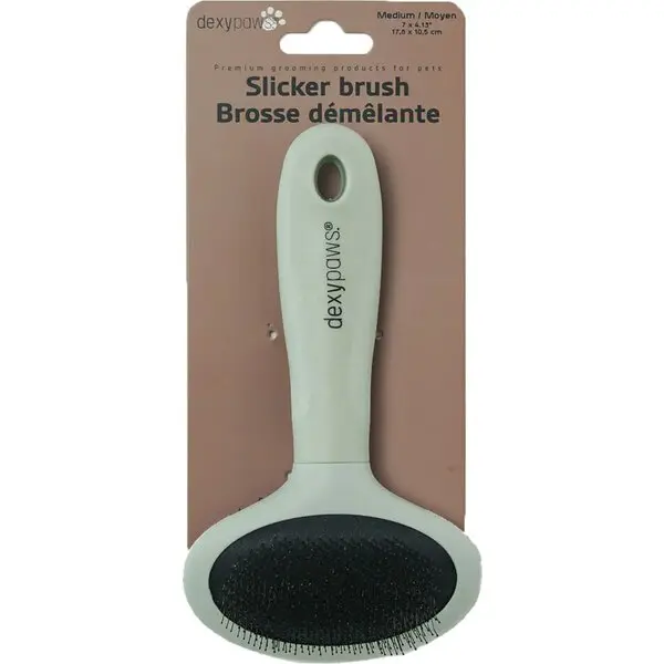 DEXYPAWS Medium Slicker Brush - Green