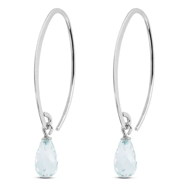 Benbridge Aquamarine Drop Earrings - Blue