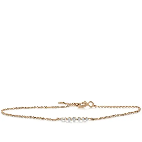 Benbridge Rose Gold Diamond Station Bracelet 14k, |ibeo - Rg