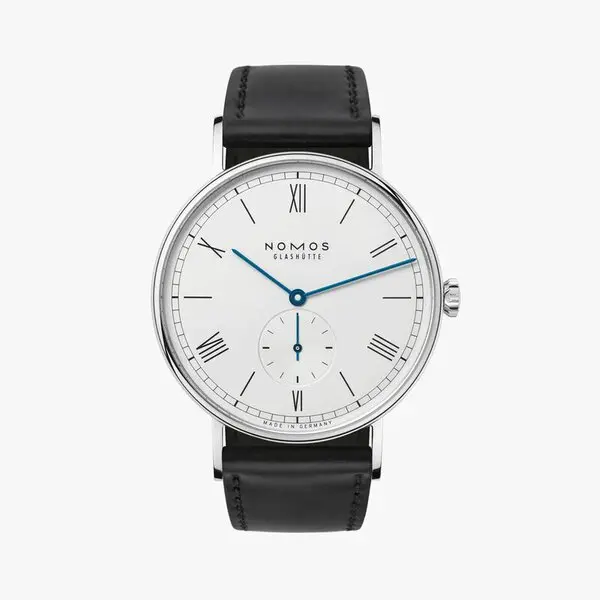 NOMOS GLASHUTTE Ludwig Date White Dial 37mm Watch - Stainless Steel
