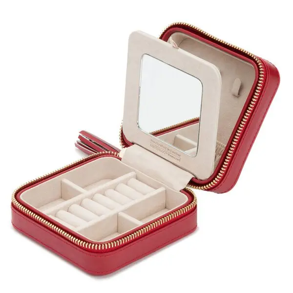Wolf Caroline Zip Travel Case|329972 - Leather