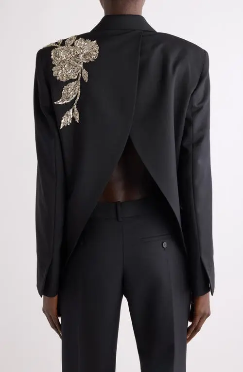 Givenchy Sequin Embellished Wool & Mohair Jacket