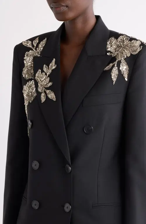 Givenchy Sequin Embellished Wool & Mohair Jacket